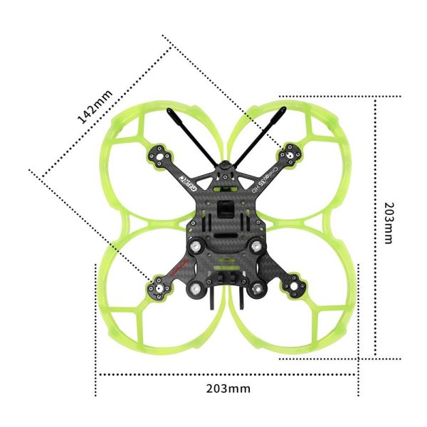 GEPRC CineLog 35 P 3.5" Cinewhoop Drone Frame Kit - Performance Edition ...